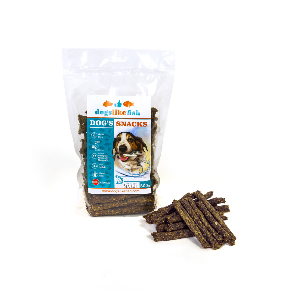 Complementary feed from minced Cod - sticks – Dogslikefish