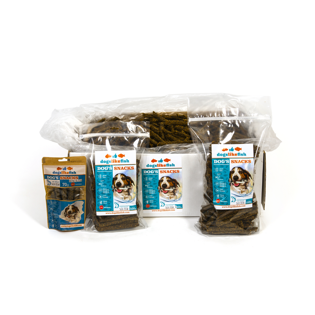 Complementary feed from minced Cod - sticks – Dogslikefish